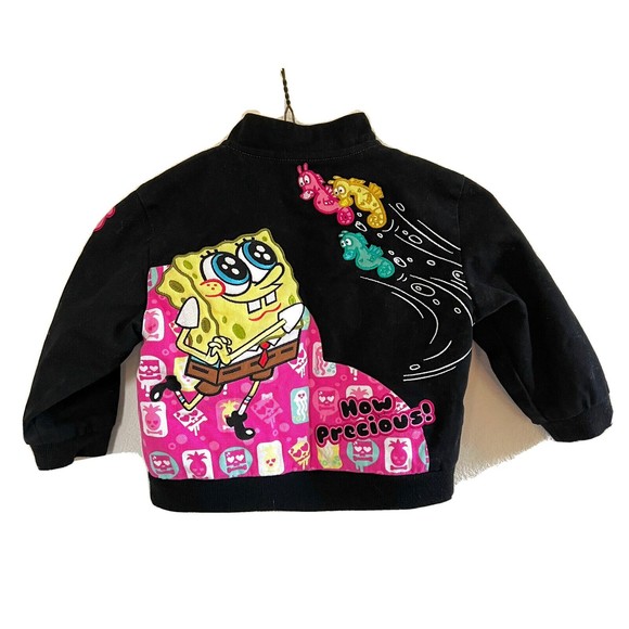 Jackets & Coats | Vintage Jh Design Spongebob Squarepants Nascar Jacket ...